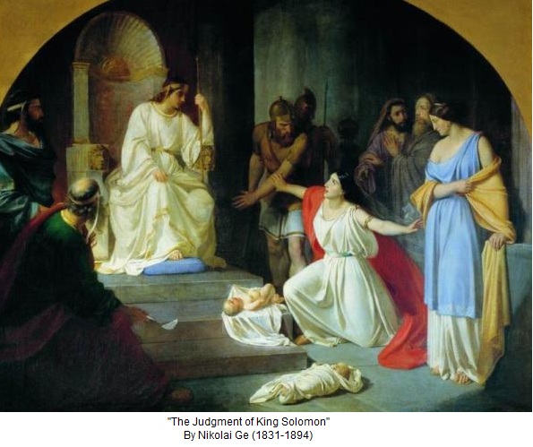 "The Judgment of King Solomon" by Nikolai Ge - LDS Women Project