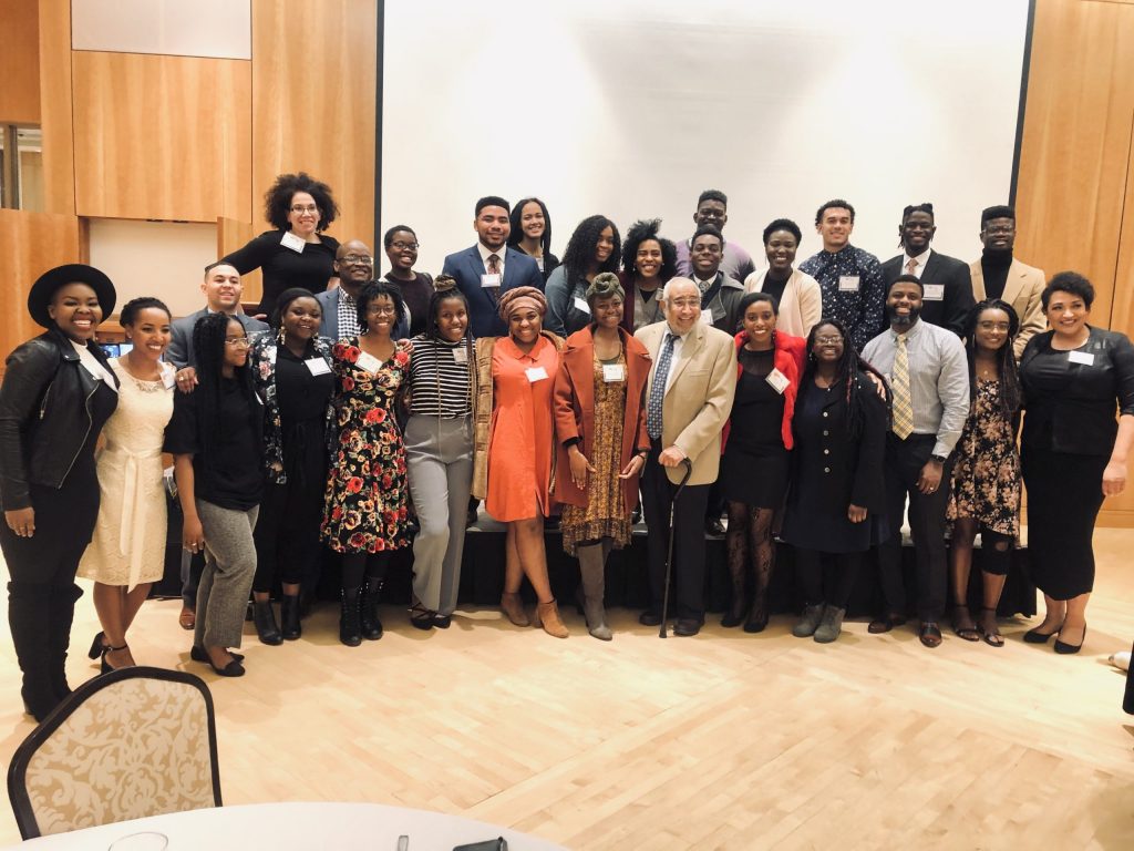 BYU students with Darius Gray - LDS Women Project